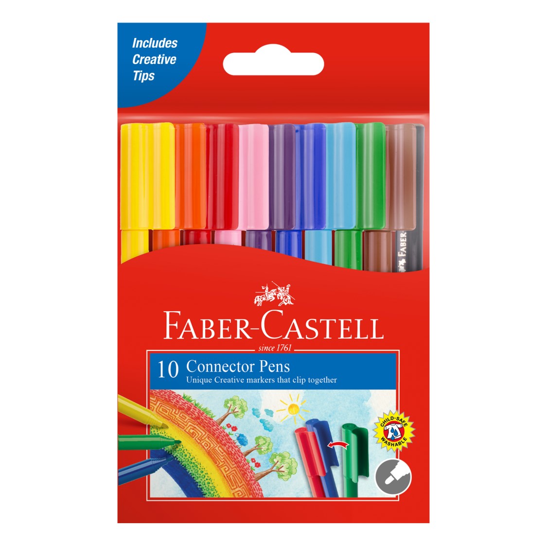 10pcs Connector Marker Pens | Colour Pen Set | Children's Art Supplies ...