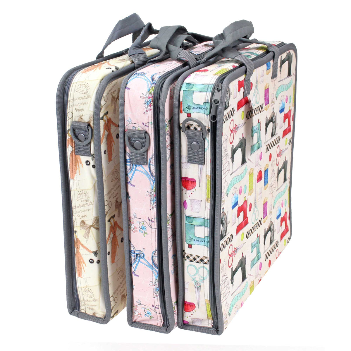 36.5cm x 7cm x 35.5cm Craft Storage Carry Case (available in 11 ...