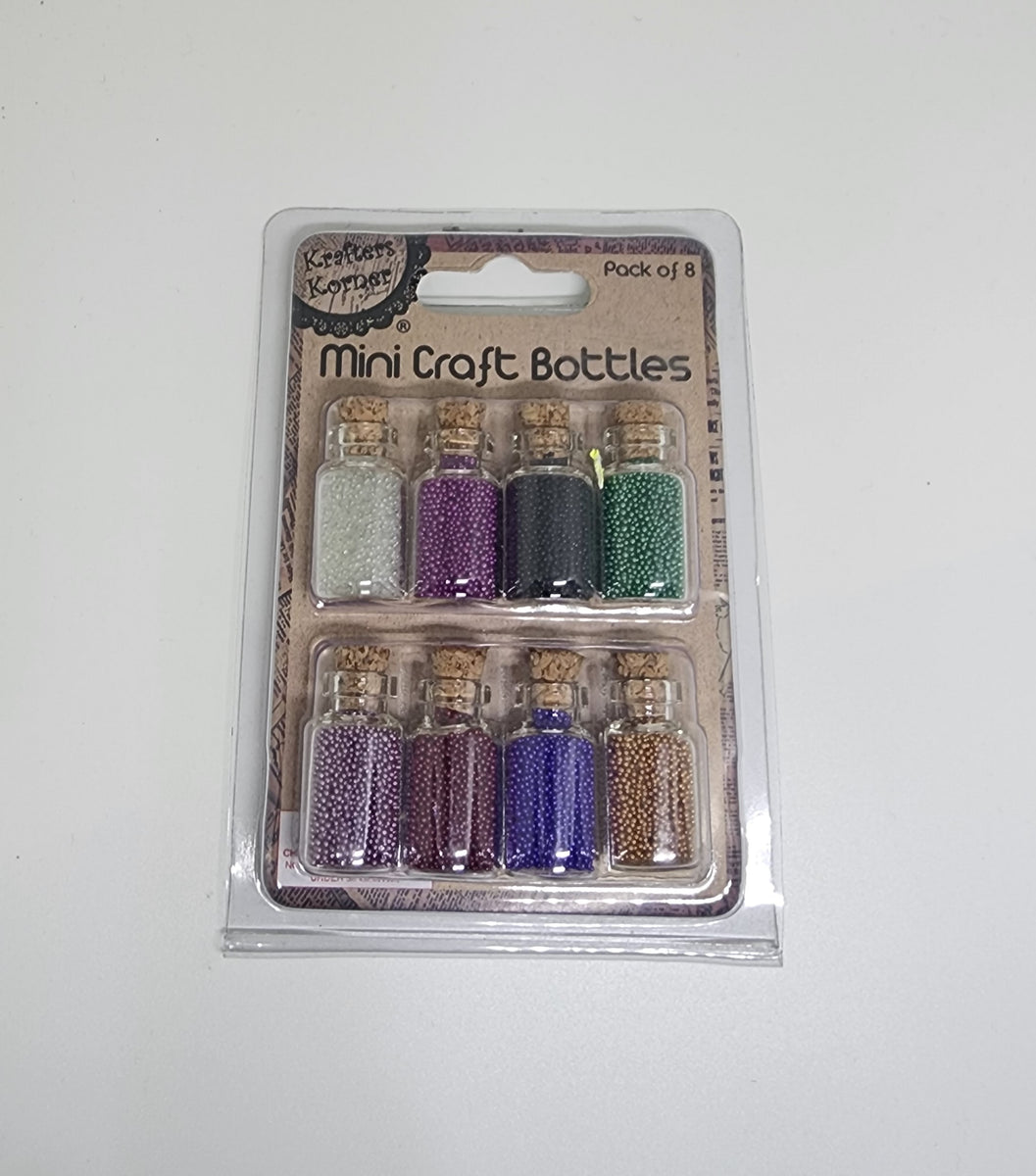8pk Mini Craft Tiny Bead Bottles | Kids Craft Glitter | Nail Art ...