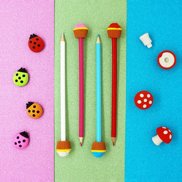 Mini Ladybug Shape Novelty Erasers | Birthday Party Erasers | Erasers ...