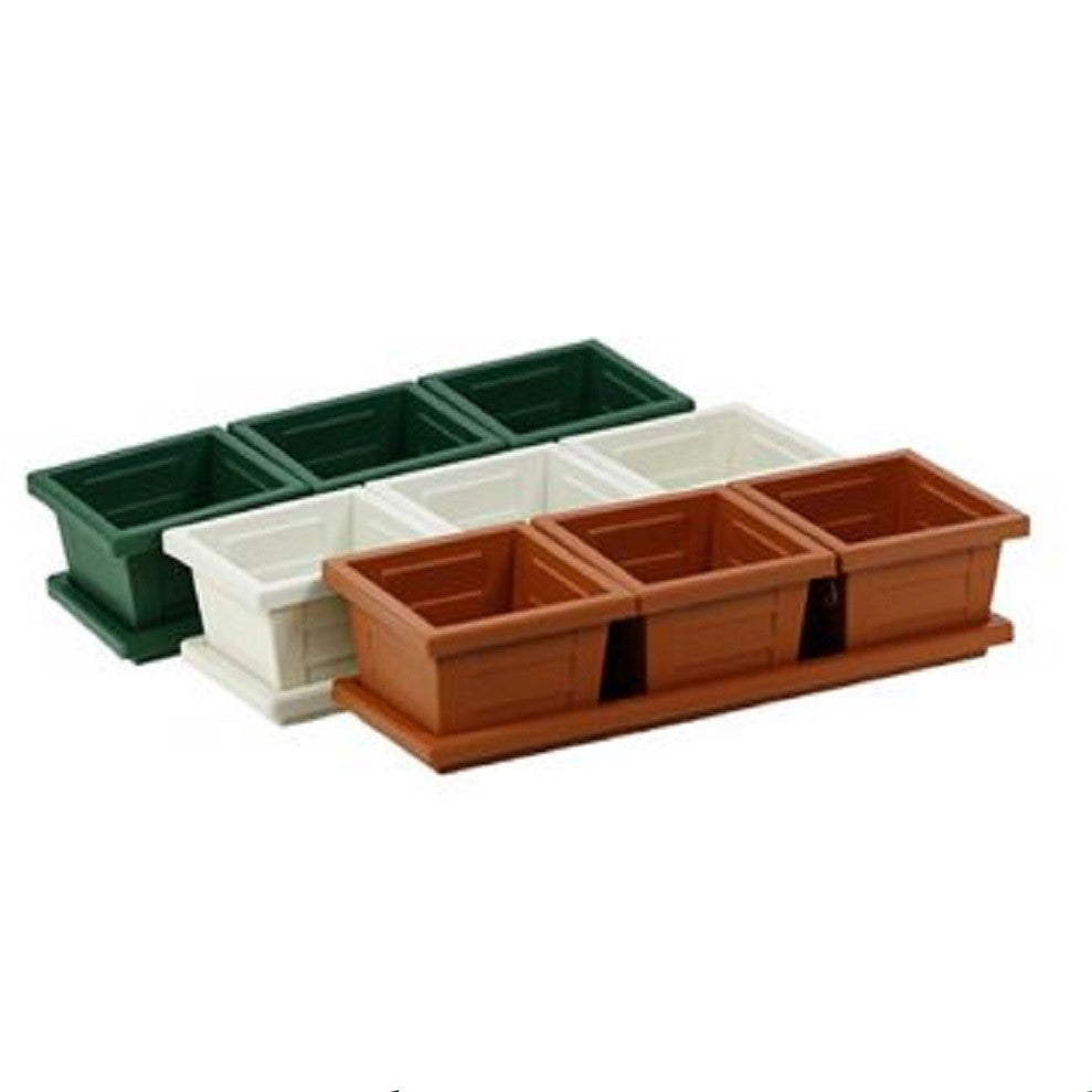 Mini Garden Pots With Tray (available in 3 colours) | Planter Pot ...