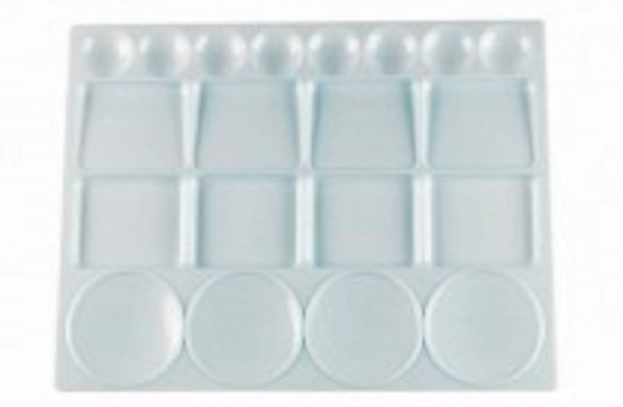 Rectangular Shape Jasart Paint Palette | Artist Palette | Plastic Paint ...