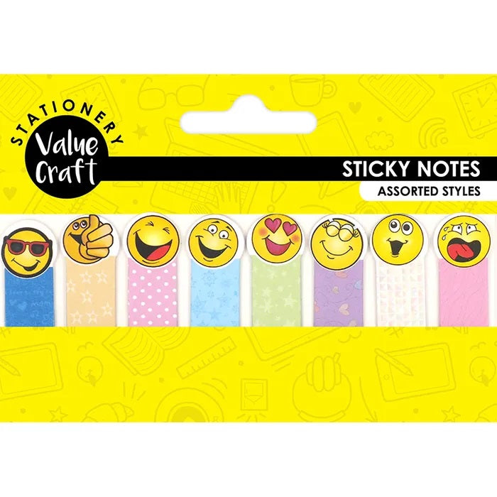 Smilies Theme Sticky Notes Maker Tabs | Bookmarks for Books ...
