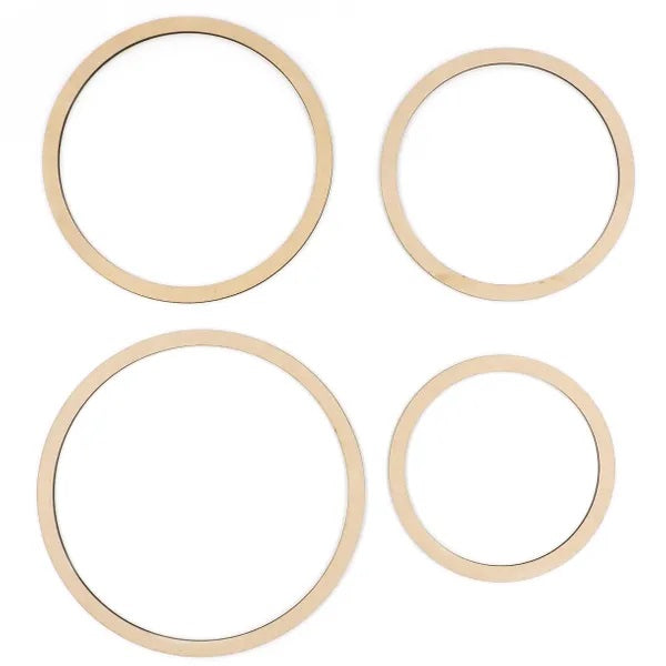 Wooden Circle Shape Frames | Craft Wooden Shapes | Laser cut Wooden ...