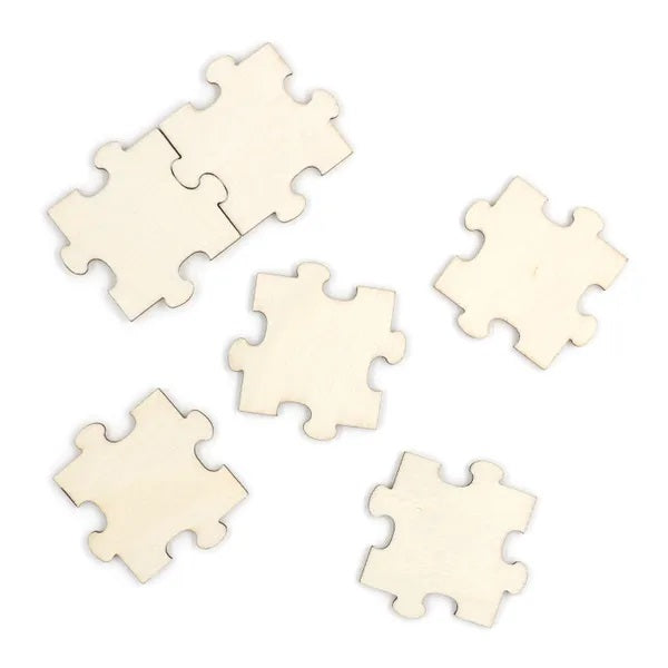 Wooden Jigsaws Puzzle Pieces | Craft Wooden Shapes | Laser cut Wooden ...