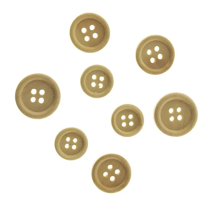 1.5cm - 2cm Craft Wooden Buttons | Craft Buttons | Sewing Buttons ...