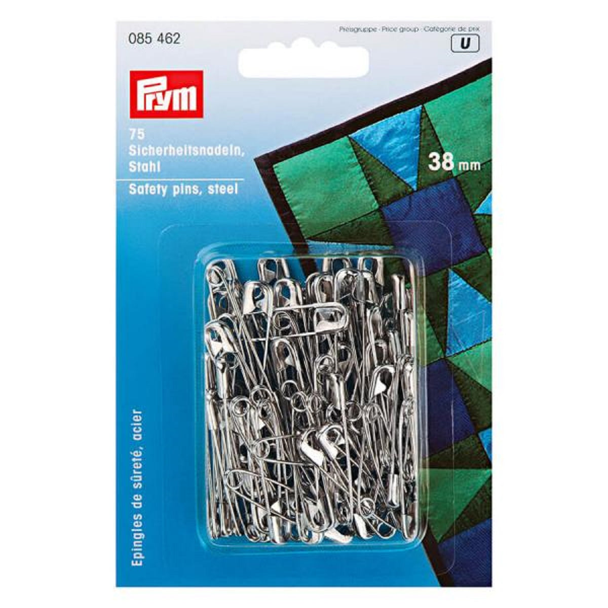 38mm Safety Pins with Coil | Safety Pins with Coil | Steel Craft Safety ...