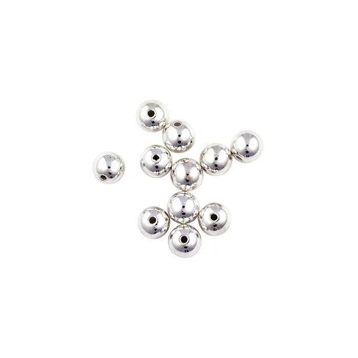 6mm Round Plastic Spacers (available in 2 colours) | Jewellery Making ...