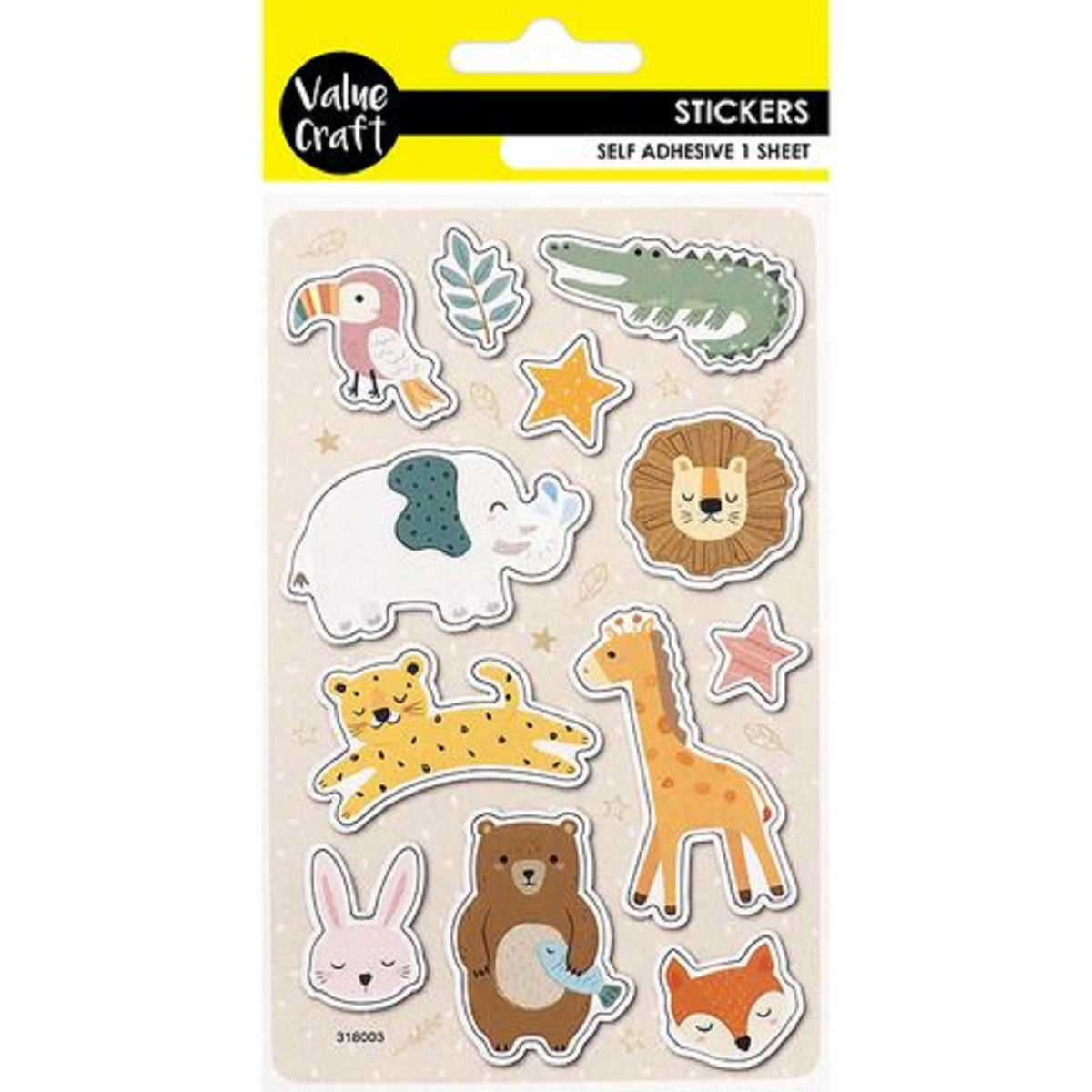 Self-Adhesive Animals Craft Sticker | Scrapbooking Stickers for Kids ...
