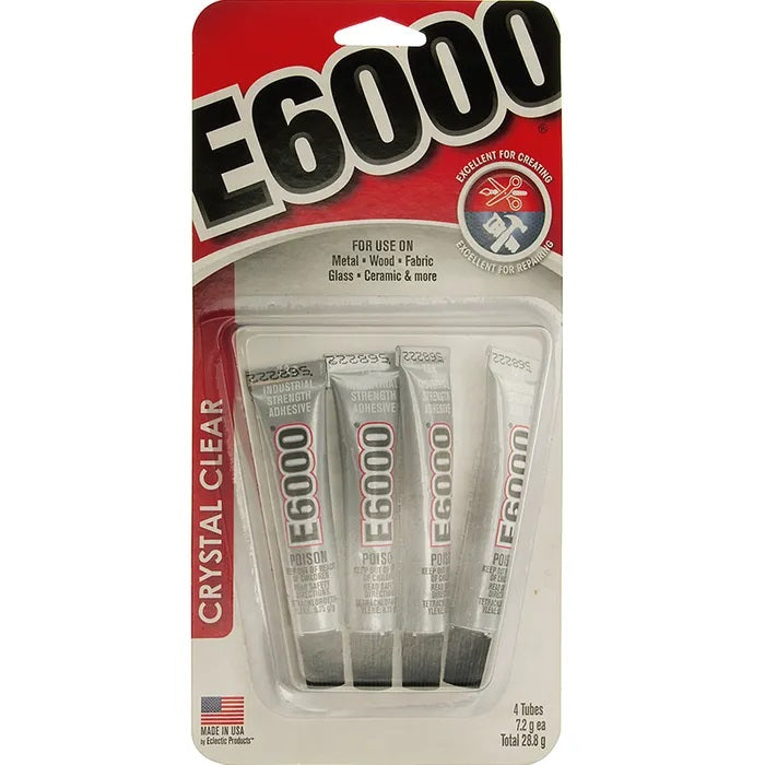 E6000 Mini Crystal Clear Adhesive Glue | Craft Adhesive | Jewellery ...