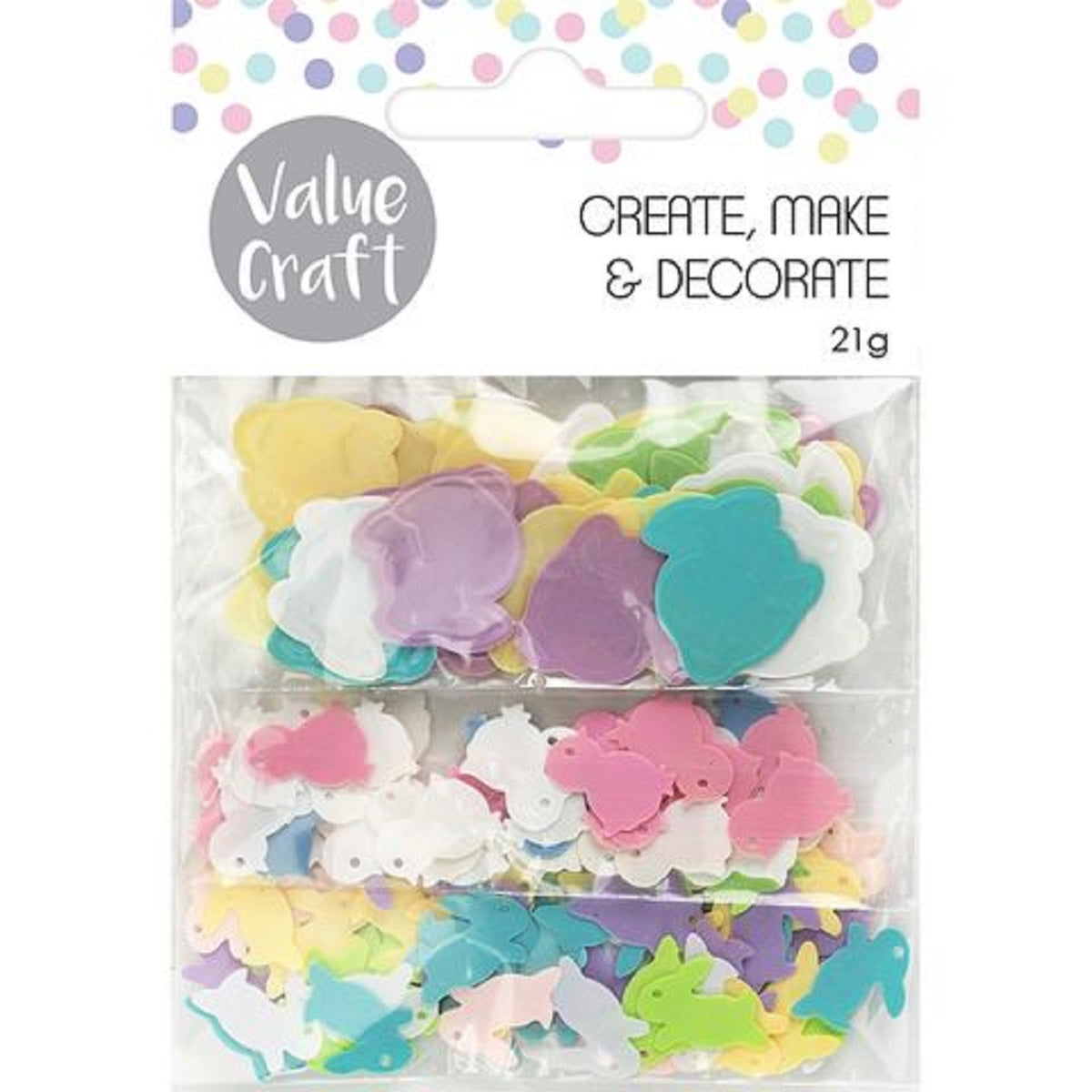 Triple Pack Bunnies Table Easter Scatters | Party Confetti & Table ...