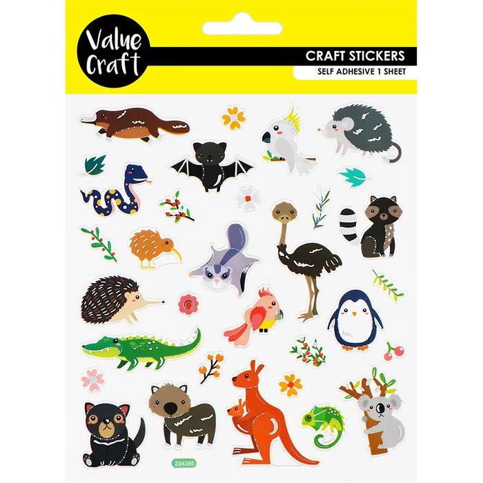 Foil Australian Animals Sticker | Scrapbooking Stickers embellishments ...