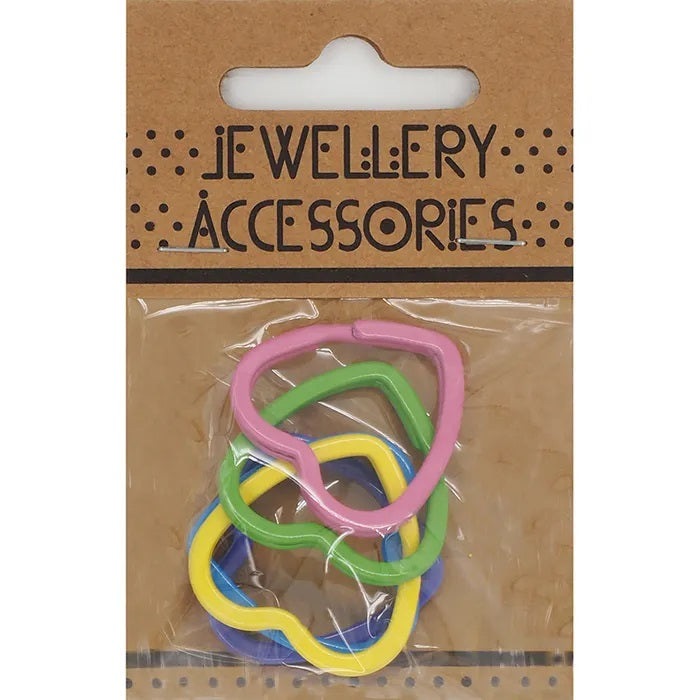 Metal Heart Shape Key Rings | Jewellery Making Finding Accessories ...