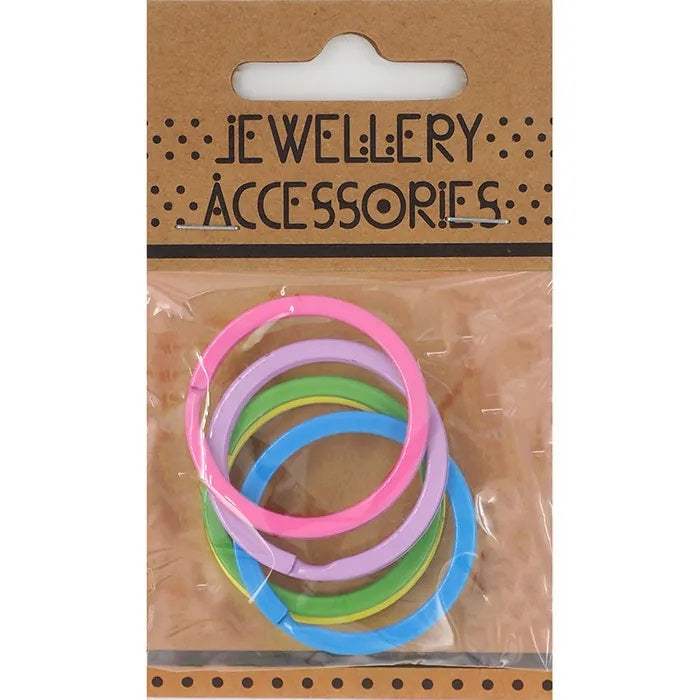 Metal Round Shape Key Rings | Jewellery Making Finding Accessories ...