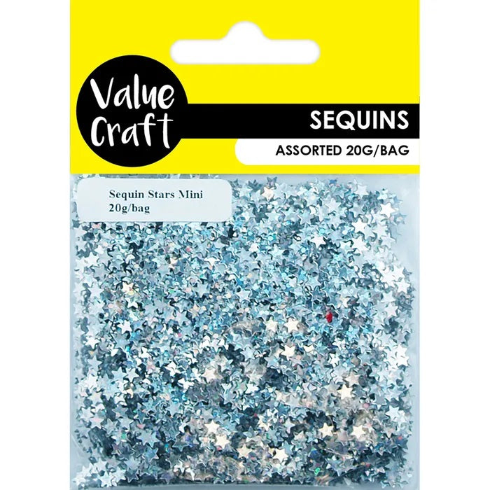 Mini Silver Colour Star Shape Scatters | Craft Glitter Shape | Party ...