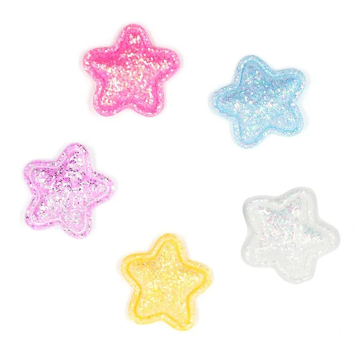 Puffy Glitter Stars Shapes Embellishment | Scrapbooking Embellishment ...