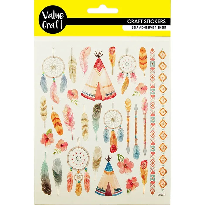 Self Adhesive Fancy Craft Stickers (available in 2 styles ...