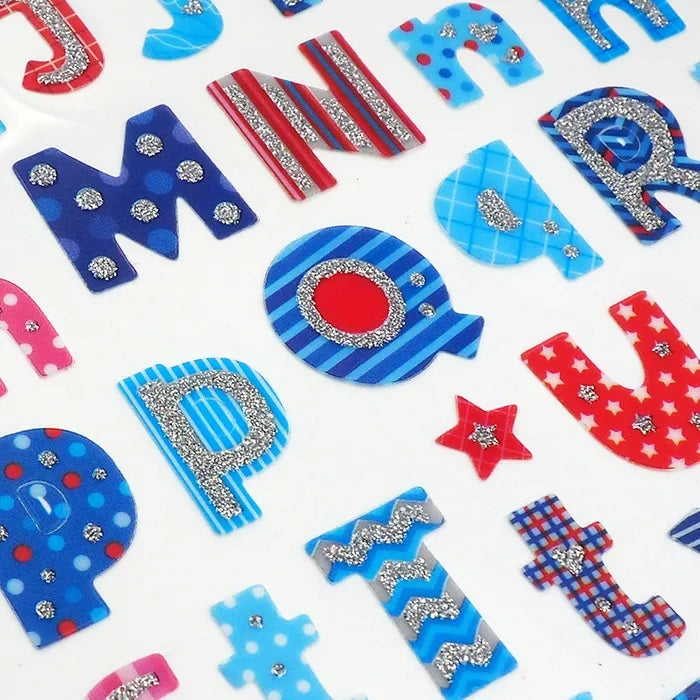 Self Adhesive Glitter Alphabet Stickers | Scrapbooking Stickers ...
