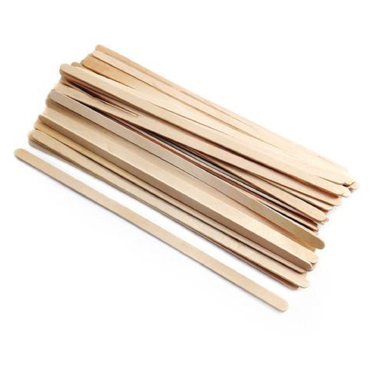 190mm x 6mm x 1.5mm Wooden Spill Sticks | Wooden Tongue Natural | Craft ...