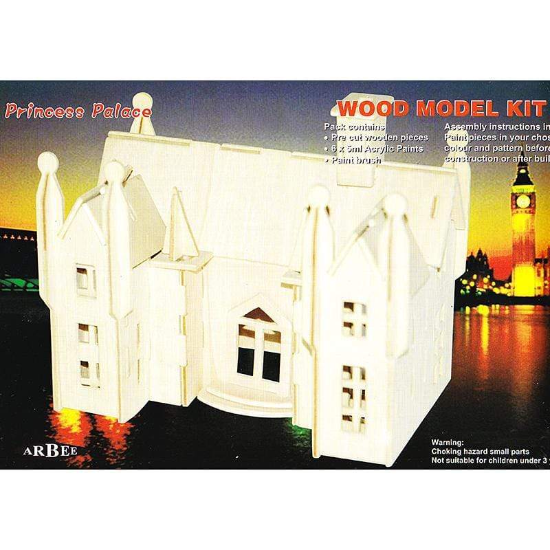 3D Wooden Princess Palace Model kit | DIY Kits for Kids – AussieSuperStore