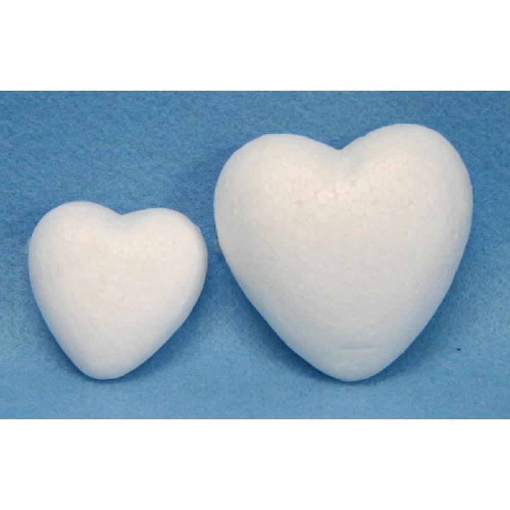 Polystyrene Heart Deco Foam (available in 2 sizes) | Deco foam ...