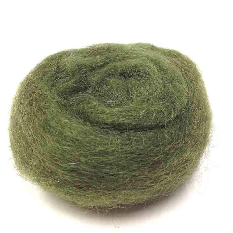 Emerald Colour Combed Wool | Crafting Wool | Felting Supplies ...