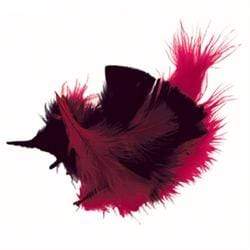 Red & Black Craft Feathers | Artificial Feathers | Craft Feathers ...
