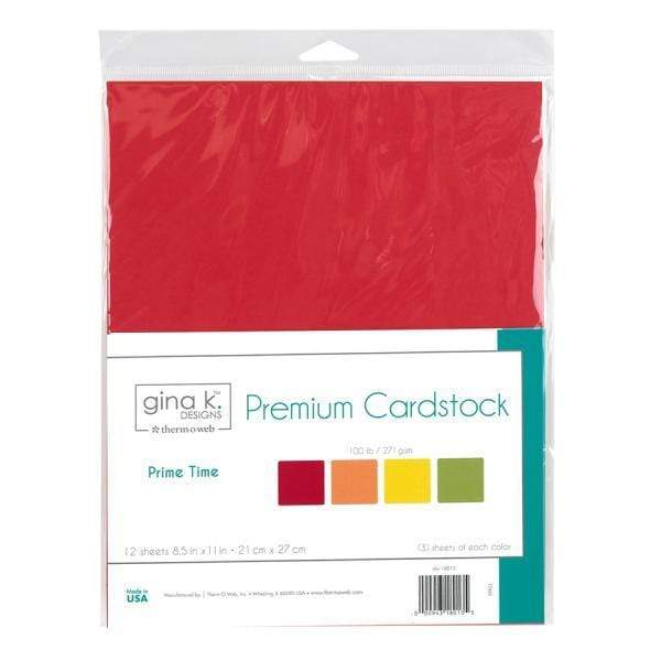 Gina K Designs Premium Cardstock - Prime Time | Craft Papers Cardstocks ...