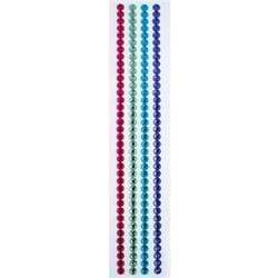 8mm MultiColours Strips Rhinestones | Craft Party Embellishment ...