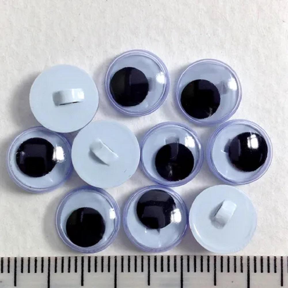 10mm Sew On Joggle Eyes | Googly or Wiggle Eye | Doll Making ...