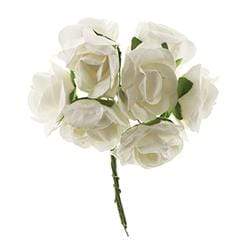 Paper Open Rose Flowers (available in 2 colours) | Floral Craft ...