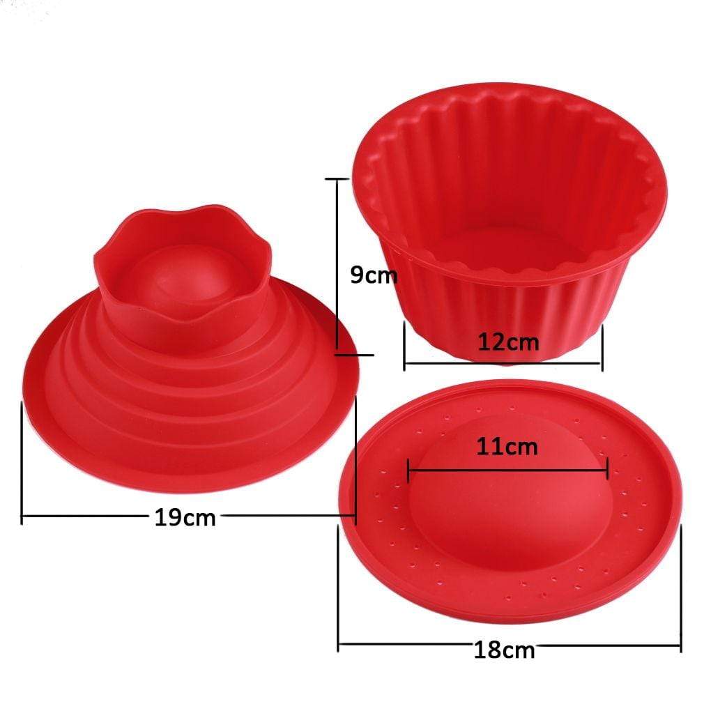 Big Top Giant Cupcake Mould | Silicone Giant Cupcake Muffin Mold ...