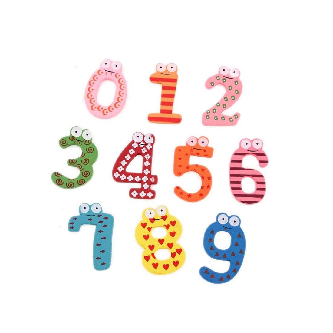 Fridge Magnet Numbers & Symbols 10pcs/Set | Number Magnets for Kids ...