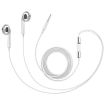 Metallic Plated Stereo Earpods Volume Control & Mic Headset Earphones ...