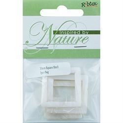 30mm Square Shape Shell Beads | Jewellery Making Beads | Jewellery ...